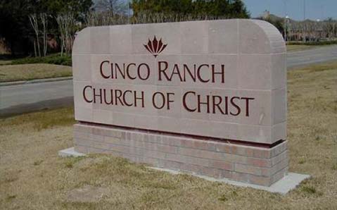 Church Designs for Permanent Outdoor Signage - Houston Custom Signs